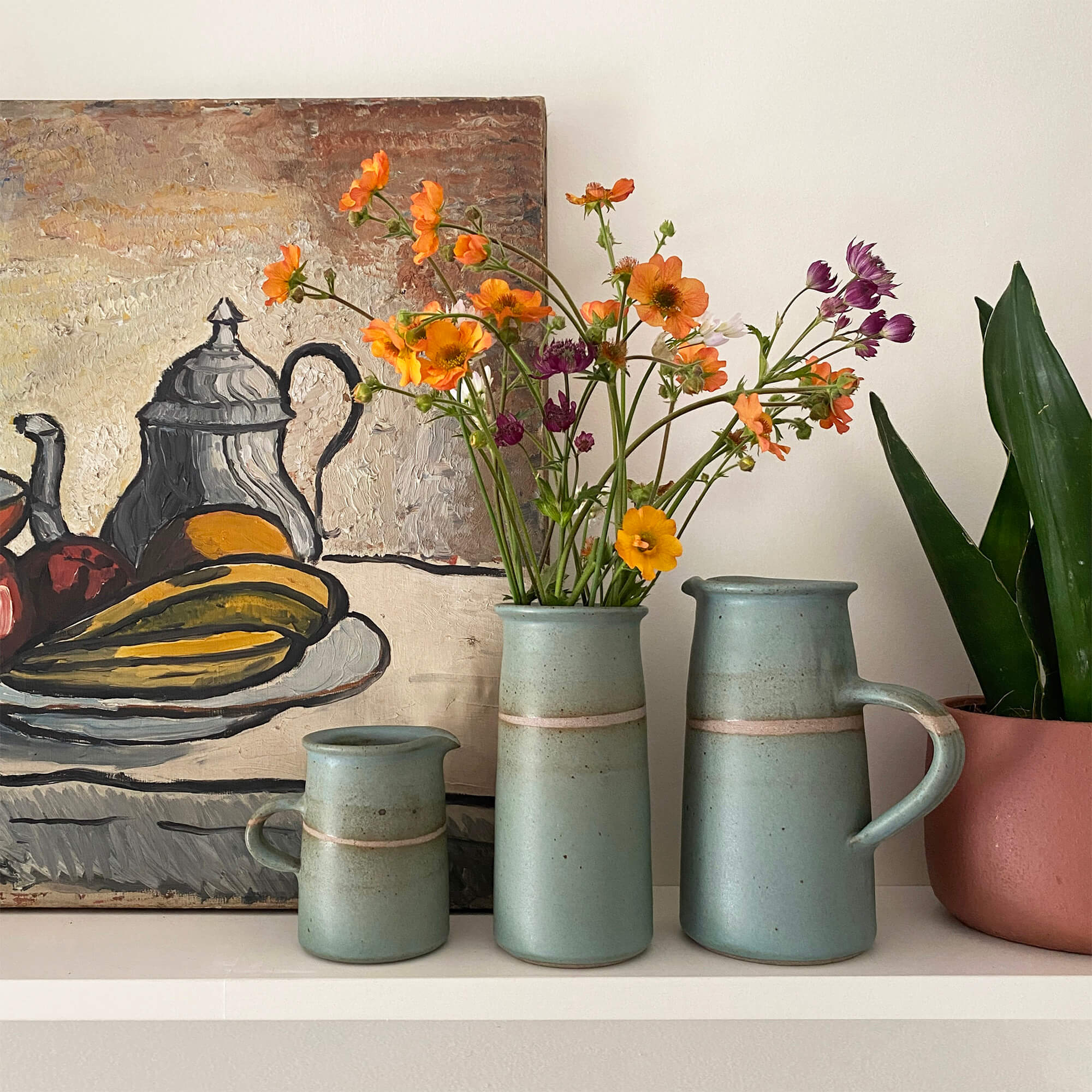 Small Jade Jug by Tony Gant - Pluck